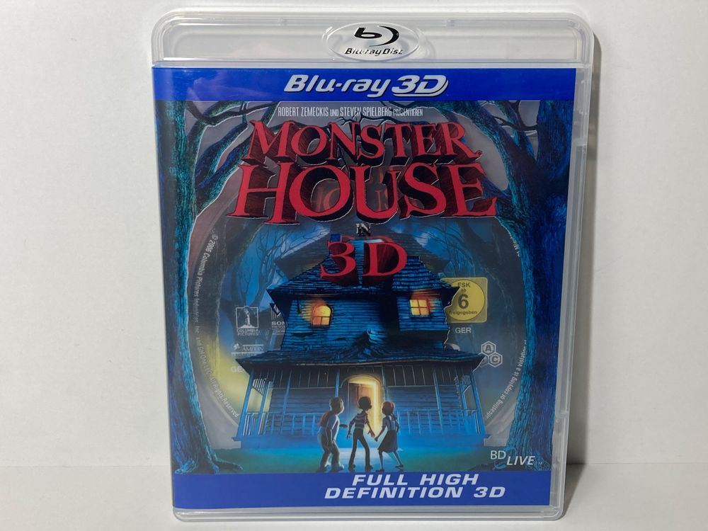 Monster House Blu Ray 3D (Gebraucht) in Wilderswil für CHF 5.9 – mit ...