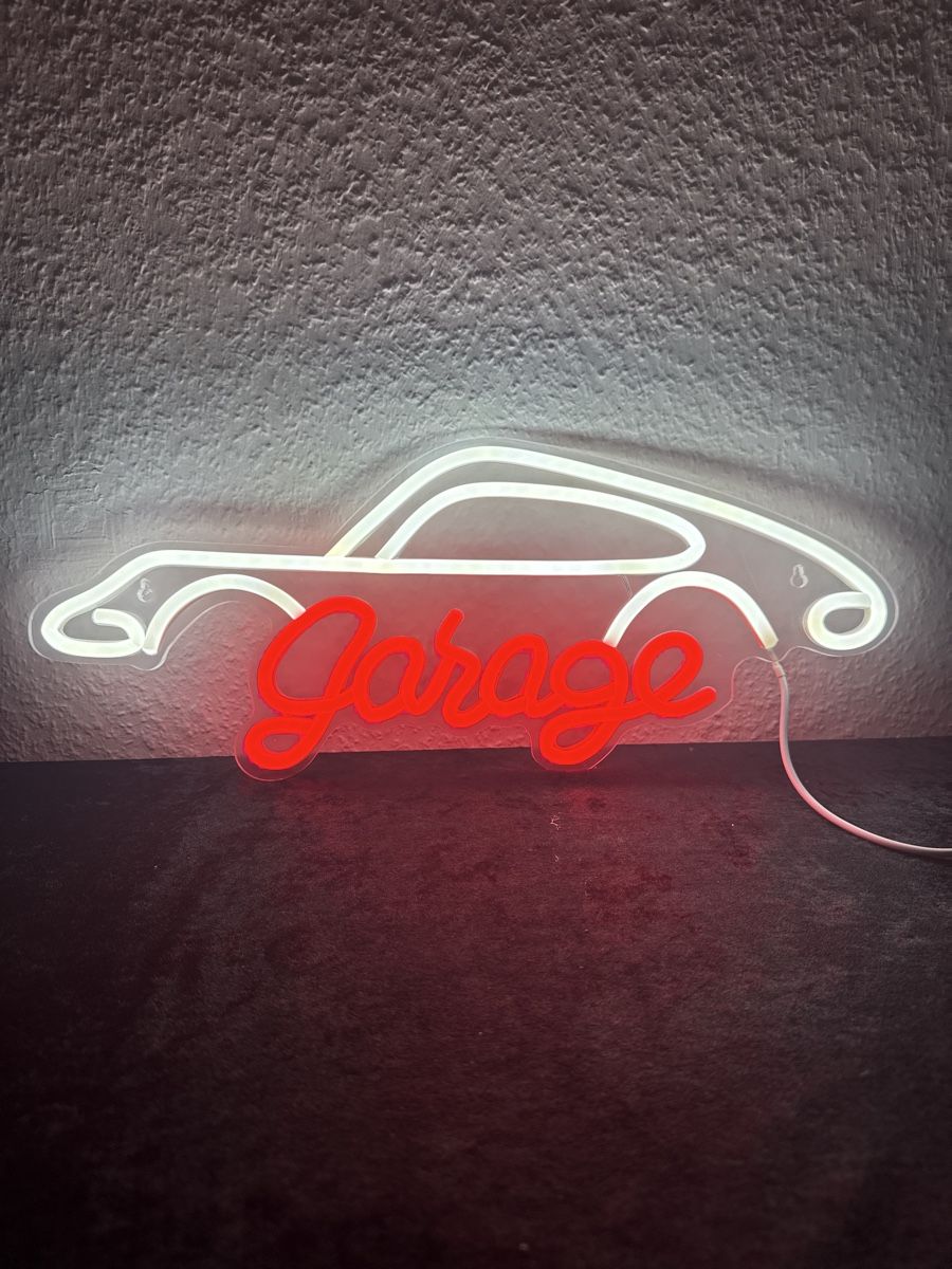 Neon Garage Schild - Auto Liebhaber Deko für die Garage (Neu (gemäss ...