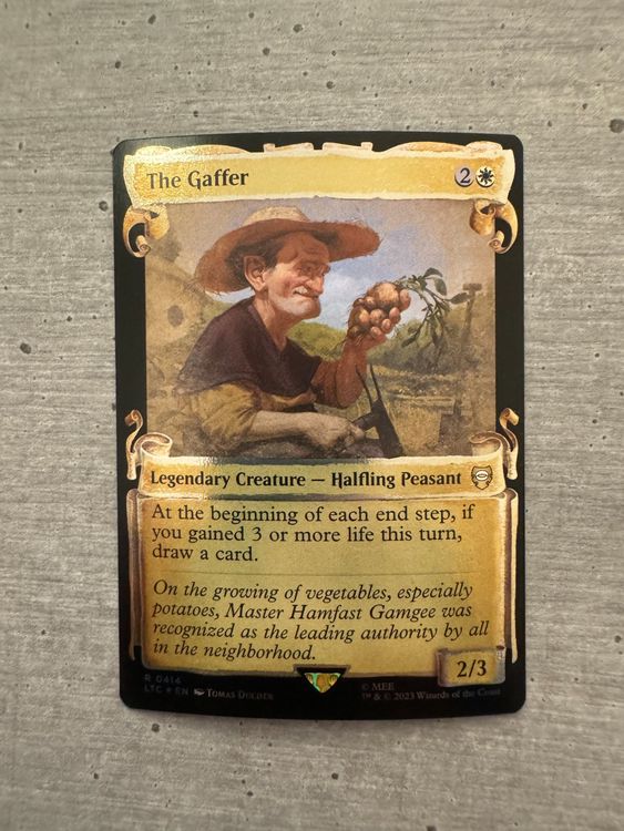 Silver Foil Showcase The Gaffer Lord of the Rings Holiday (Neu (gemäss ...