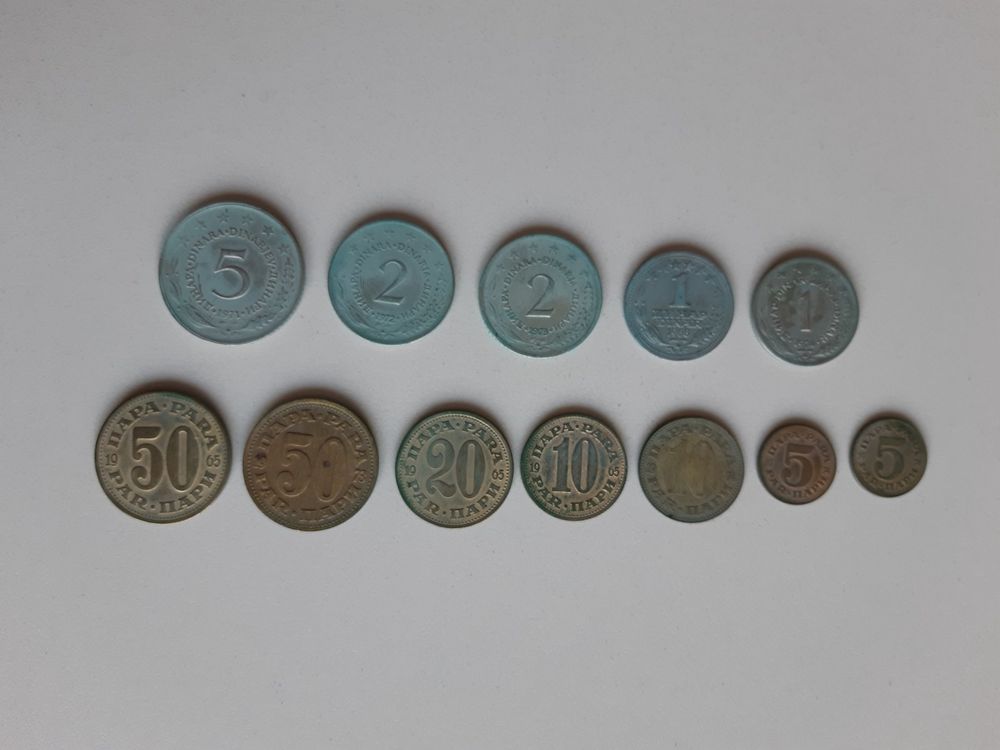 Jugoslawien Münzen 12 Stk 1965 - 1974 | Kaufen auf Ricardo