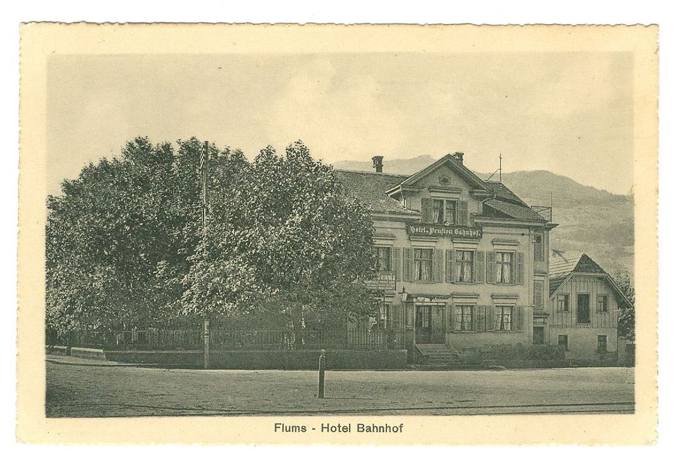 Flums - Hotel Bahnhof - 1926 (Gebraucht) in Chur für CHF 40 – mit ...