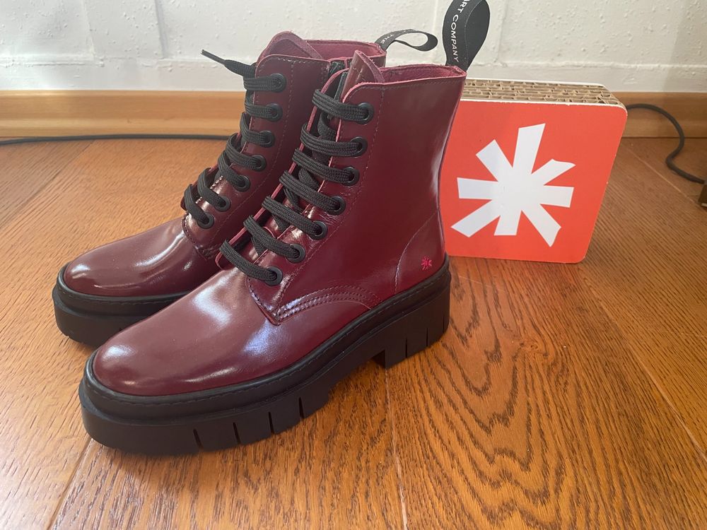 Art Amberes 1953 nappa shinny burdeos Gr.37 (Neu (gemäss Beschreibung ...