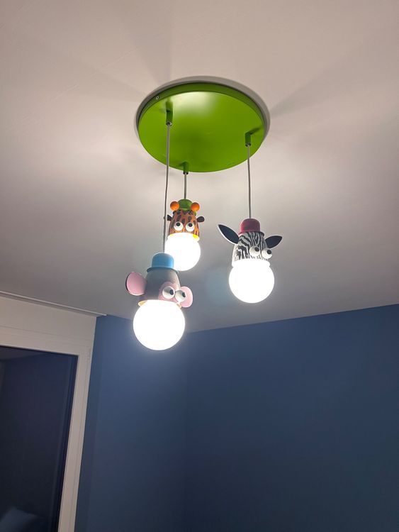 Philips Deckenleuchte Kinderzimmer, Giraffe, Zebra, Affe (Gebraucht) in ...