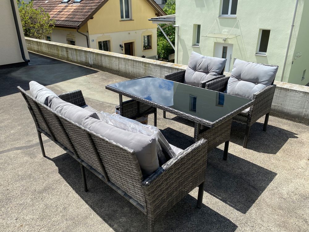 Verwunderlich Ebay Gartenmãƒæãâbel Rattan Gebraucht Bild