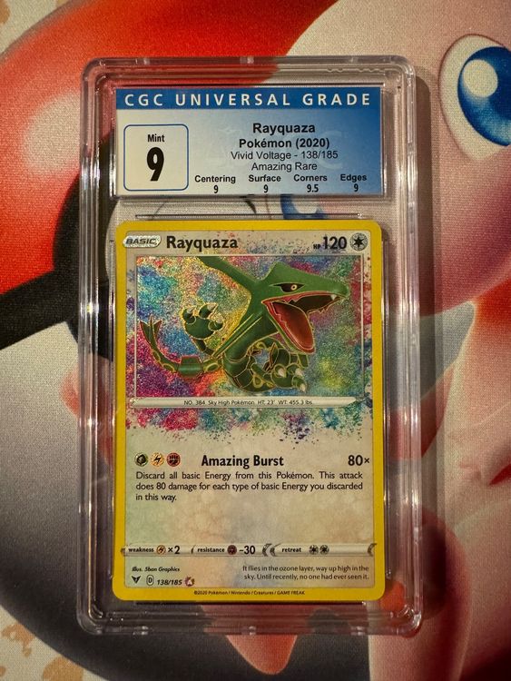 Pokemon Rayquaza Amazing Rare CGC 9 Mint | Kaufen auf Ricardo