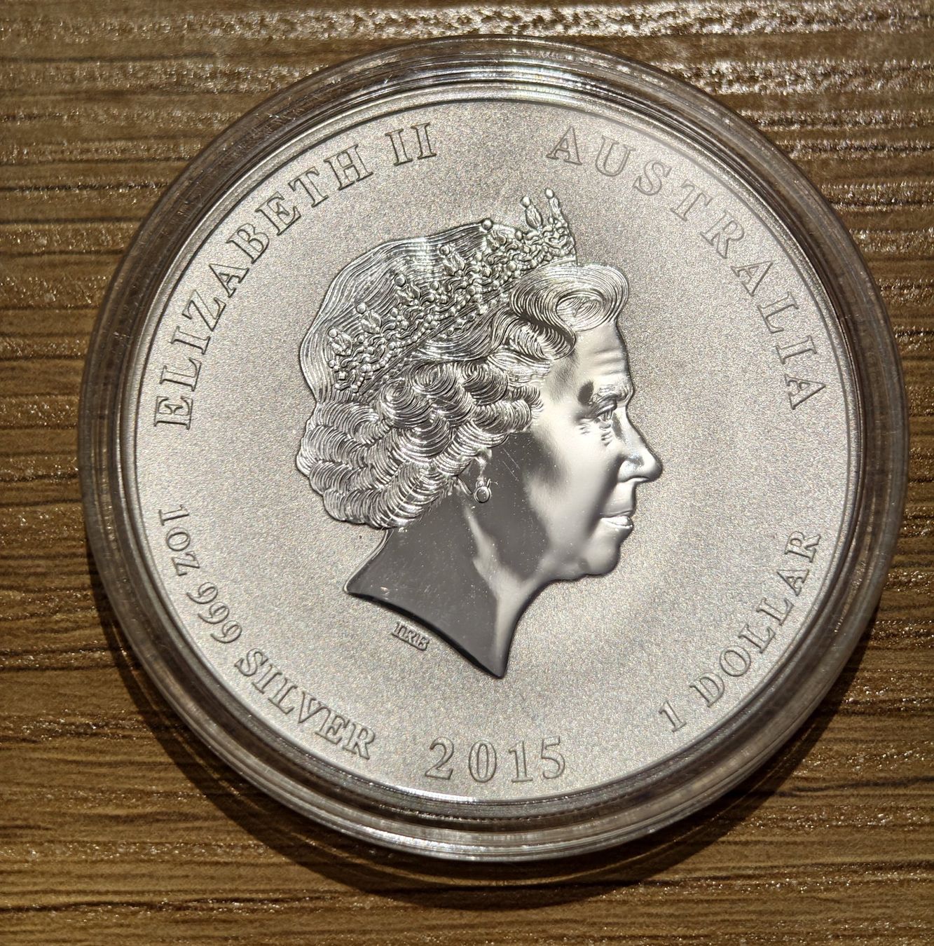 1 Oz Silbermünze Lunar II "Year of the Goat" (2015) (Neu und ...