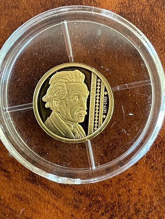 Albert Einstein Gold Münze (Gebraucht) in Pratteln für CHF 34 – mit ...