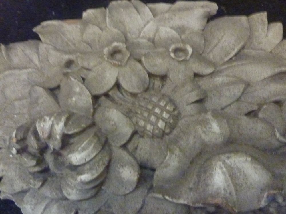 Blumen Deko Blumenkorb, geschnitzt Holz, Vintage 40er | Kaufen auf Ricardo