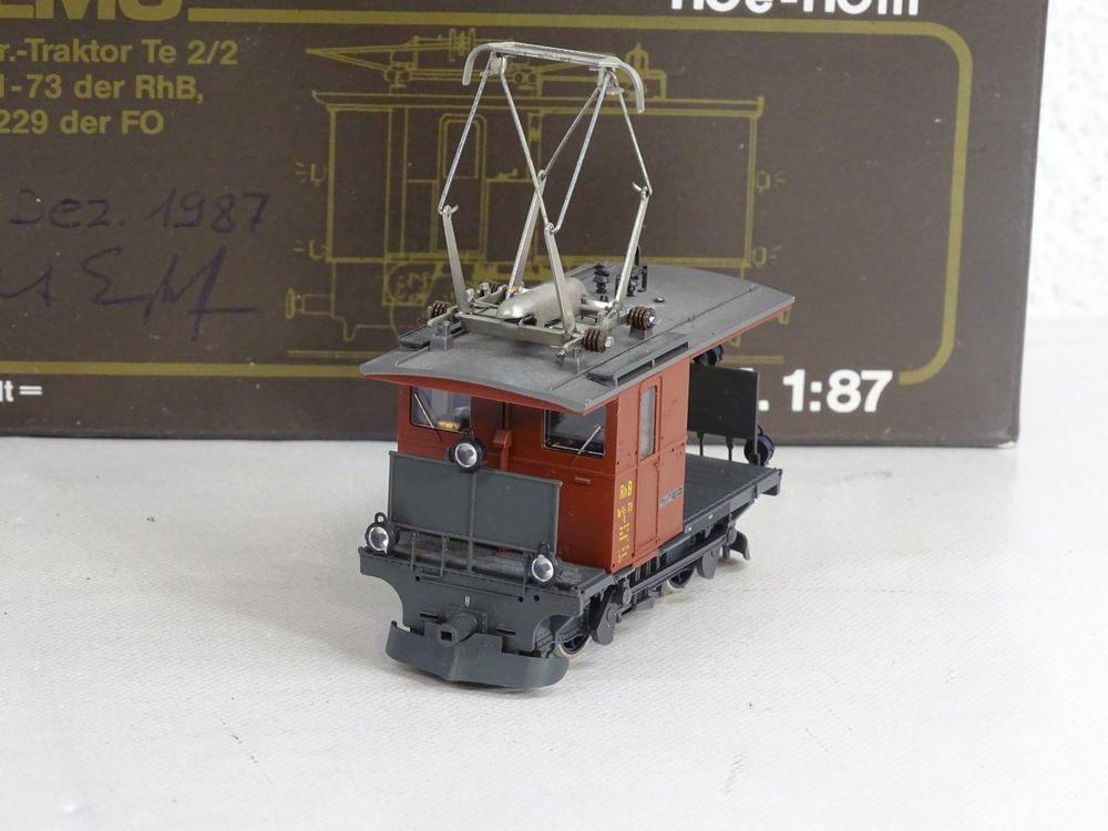 Bemo 1270 Te2/2 Traktor RhB, Te73, Analog, H0m, OVP | Kaufen auf Ricardo