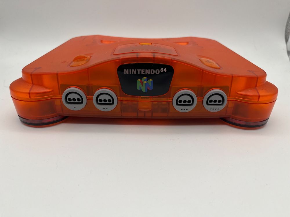 Nintendo 64 Orange Transparent fire Sun N64 Controller | Kaufen auf Ricardo