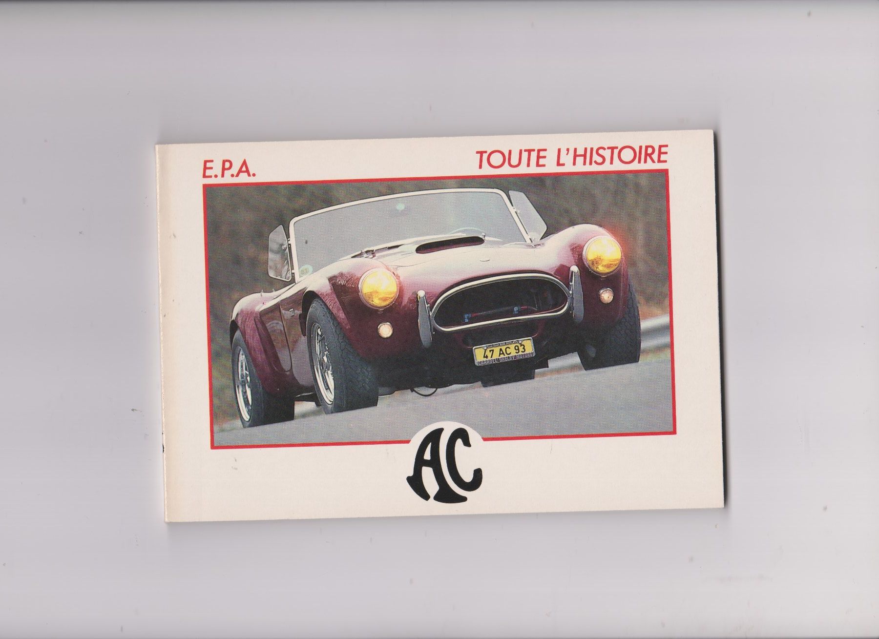 livre AC Cobra - Toute l'histoire - Edition E.P.A. (D'occasion) à Bex ...