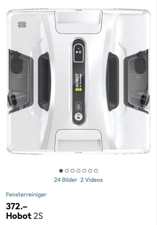 Fensterreiniger Roboter _ Hobot 2S (Neu (gemäss Beschreibung)) in Stettfurt für CHF 240 – mit ...