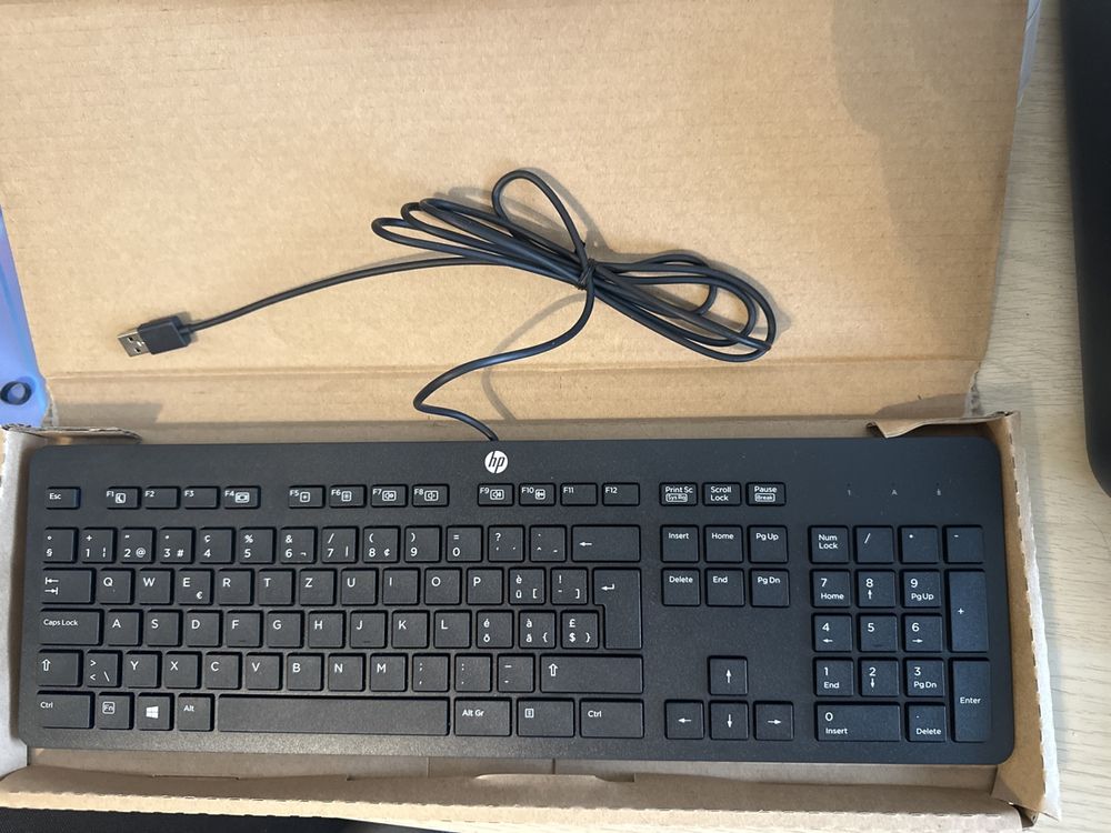 HP USB Slim Keyboard KB Win 8 - Perfect for Home Office (Neu (gemäss ...