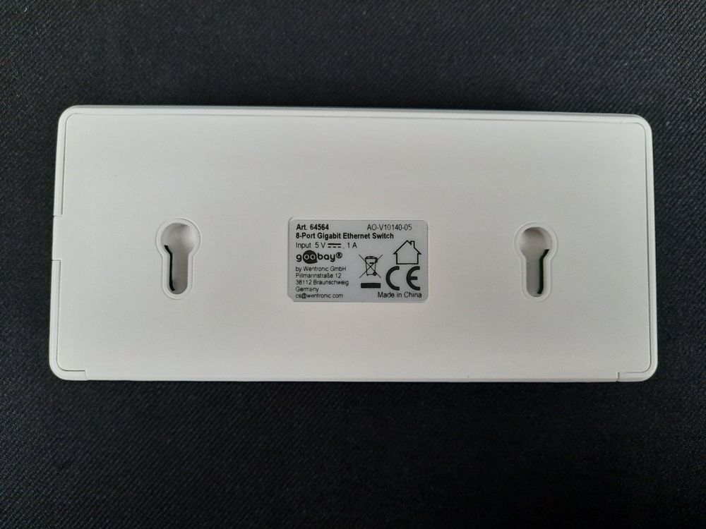 GOOBAY 8-Port Gigabit Ethernet Netzwerk-Switch (Gebraucht) in Beinwil ...