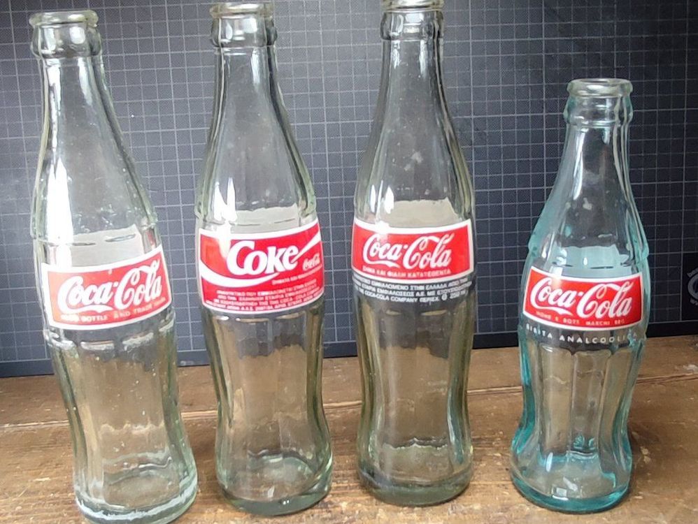 Wunderschöne alte COCA-COLA FLASCHEN ASIA usw (Gebraucht) in ...