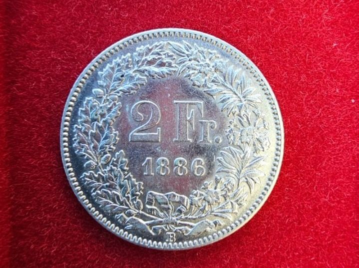 2.- Fr. 1886 | Kaufen auf Ricardo