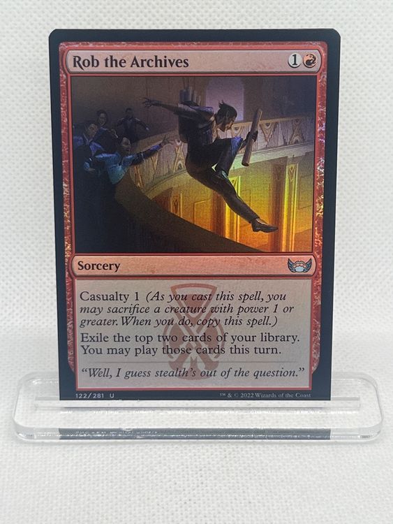 Magic Karte "Rob the Archives" foil (Gebraucht) in Hinterkappelen für ...