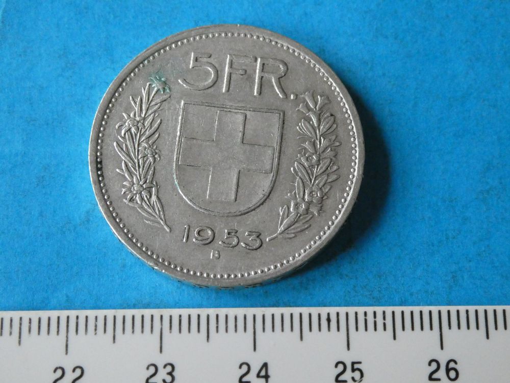 Schweiz 1953, 5 Franken - Silber | Kaufen auf Ricardo