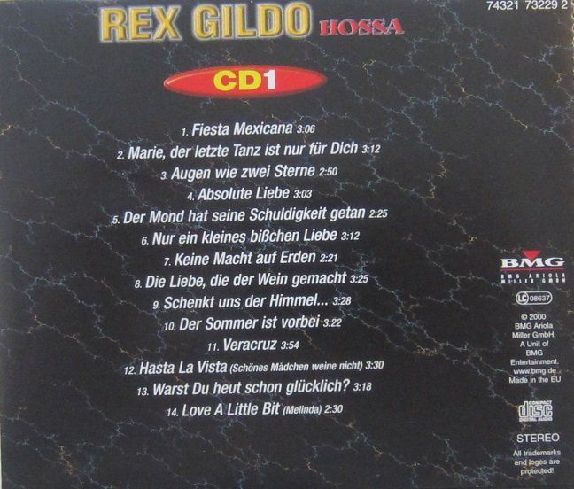 Rex Gildo - Hossa - Seine schönsten Lieder (3 CDs) (Gebraucht) in ...