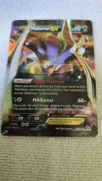 Malamar EX Pokemon Karte 56/119 Holo (Gebraucht) in Stäfa für CHF 3 ...