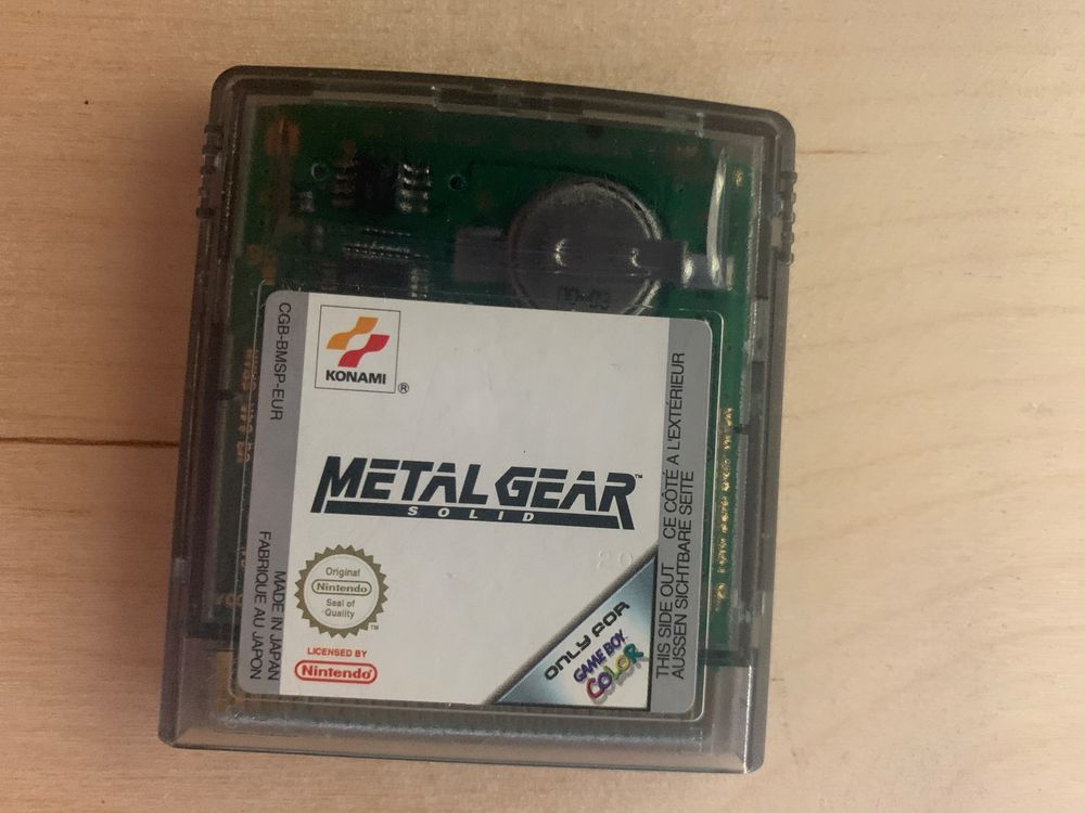 Metal Gear für Gameboy Color (Gebraucht) in Gebenstorf für CHF 109.9 ...