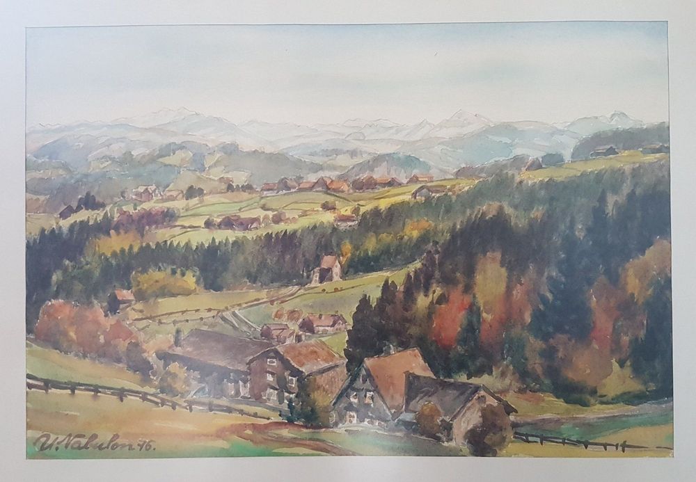 Aquarell Appenzellerland von Nabulon (Gebraucht) in Rheineck für CHF ...