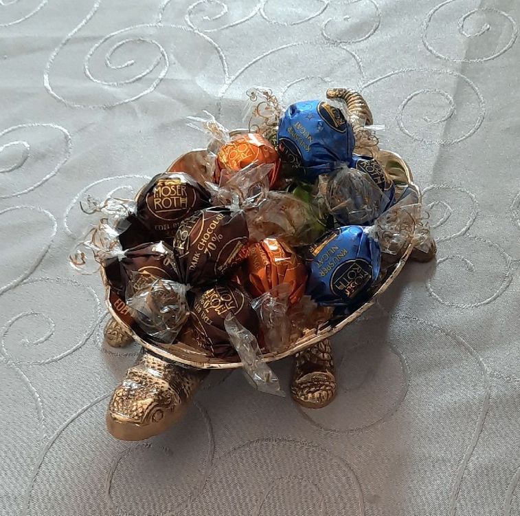 Schildkrötenschale Messing massiv neu (Neu und originalverpackt) in Eschenbach für CHF 35 – mit ...