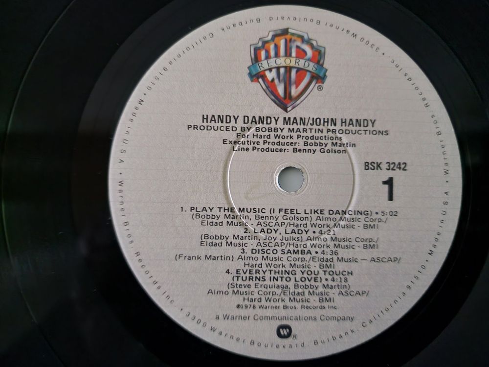 John Handy LP – Handy Dandy Man | Kaufen auf Ricardo