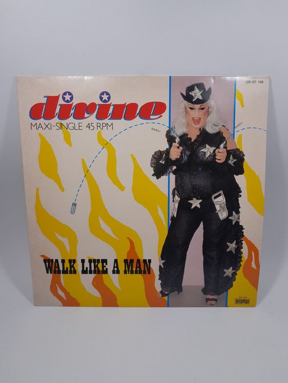 Vinyl - Maxi Single - Divine - Walk like a man | Kaufen auf Ricardo