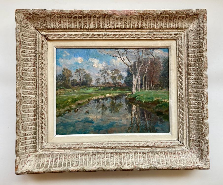 Original Oelgemälde Leon BARILLOT 1844-1929 signiert | Kaufen auf Ricardo