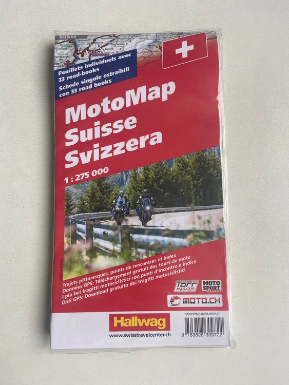 Motorradkarte MotoMap Schweiz | Kaufen auf Ricardo