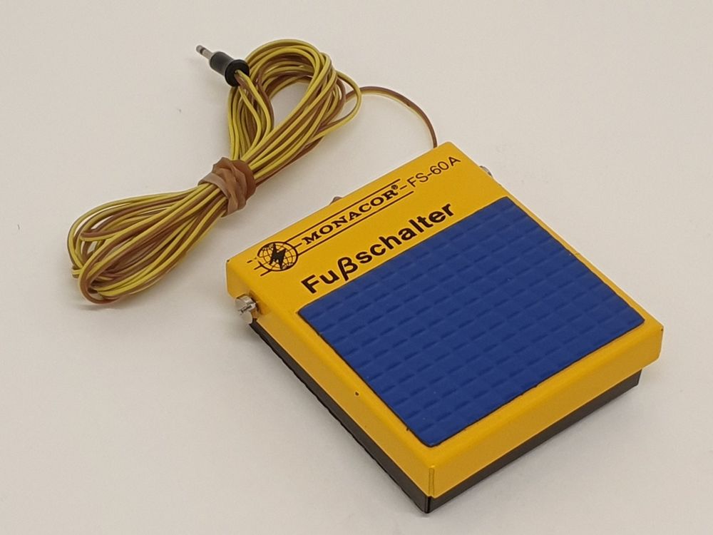 Vintage Fussschalter, Footswitch MONACOR FS-60A, TOP + RAR! (Gebraucht) in Aegerten für CHF 27.9 ...