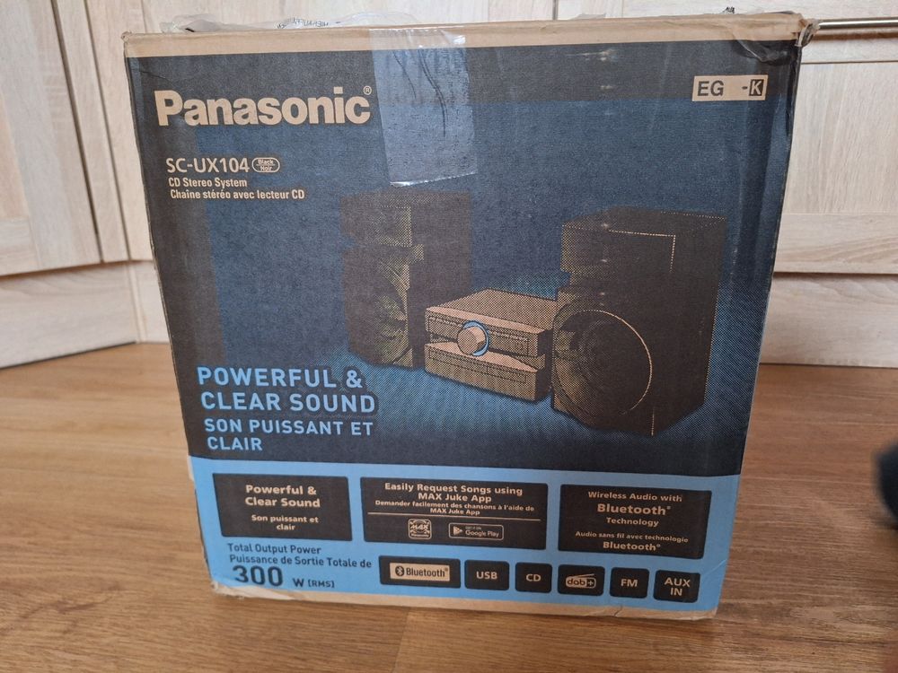 Panasonic Stereoanlage SC-UX104 300 w RMS Top Zustand! (Neu (gemäss ...