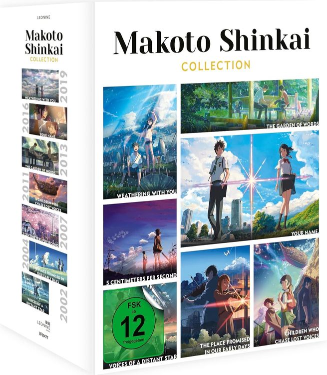 Makoto Shinkai Collection (2002-2019) 7 Filme/6 Blu Rays (Neu und originalverpackt) in Thun für ...