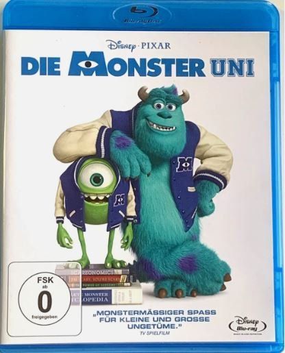 Die Monster Uni (blu-ray) 🇩🇪 🇬🇧 🇮🇹 🇹🇷 Zone : B | Acheter sur Ricardo
