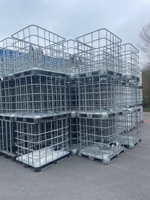 Wunderschone Gitterboxen Fur Brennholz Gebraucht Bilder