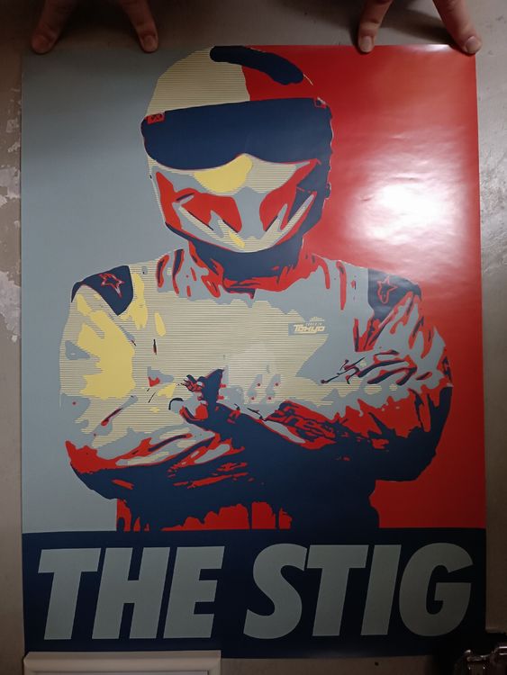 Poster „The Stig" (Gebraucht) in für CHF 1 – mit Lieferung auf Ricardo ...