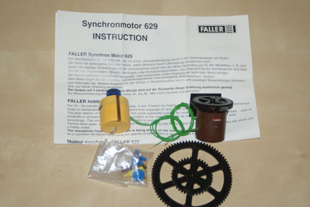 2 x FALLER Synchronmotor 629 (Gebraucht) in Zürich für CHF 17 – mit ...