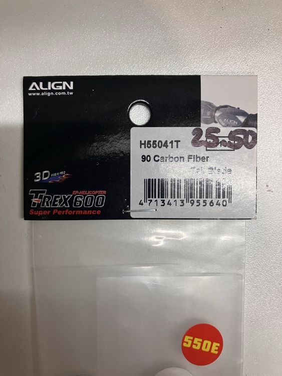 Align T-Rex 550 Tail Blade 90mm (Neu und originalverpackt) in Echallens ...