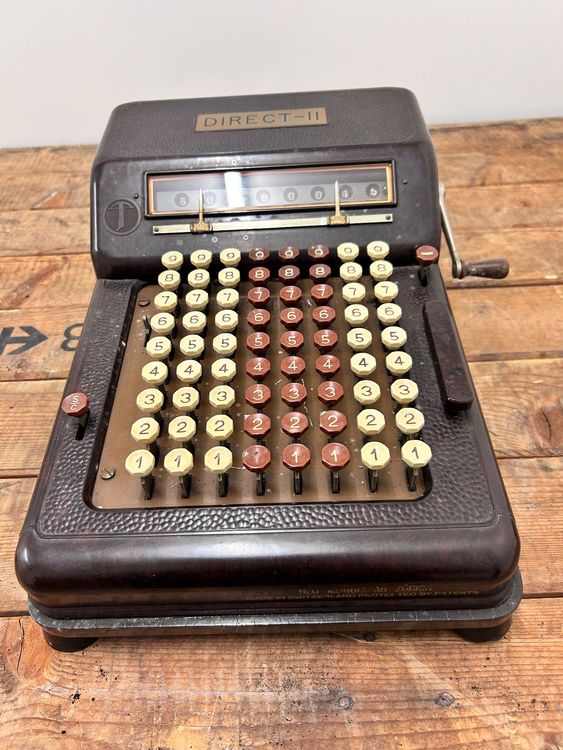 Antike Rechenmaschine Direct-II, Theo Muggli Zürich, ab 1927 (Gebraucht ...