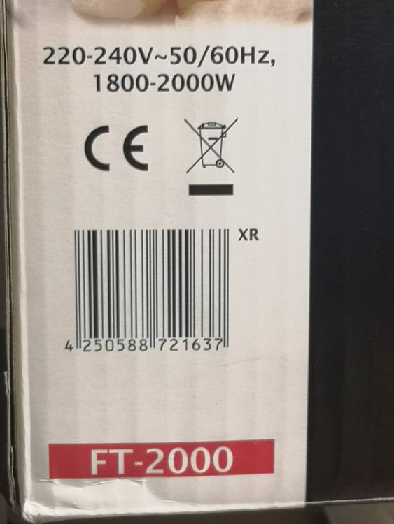 Fritteuse AFK Deep Fryer FT-2000 1800-2000 Watt 2 Liter Neu (Neu und ...