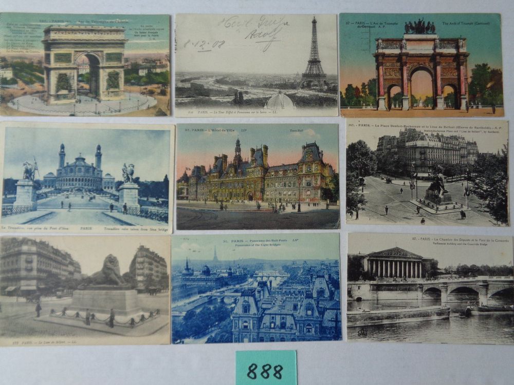 57 Ansichtskarten von Paris (Gebraucht) in Chur für CHF 30 – mit ...