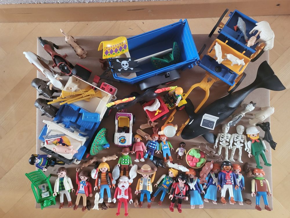 Playmobil, Autoanhänger Kutsche,viel Figuren und viele Tiere | Kaufen auf Ricardo