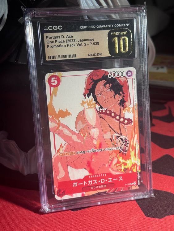 Portgas D. Ace Promo 028 One Piece Japanese CGC 10 Pristine (Gebraucht ...