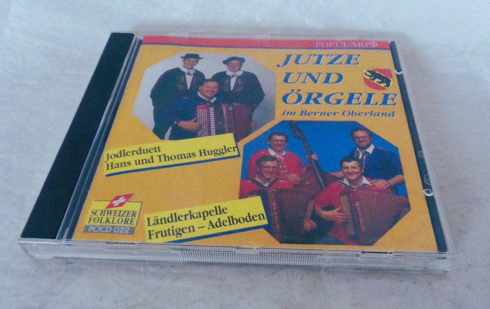 Jodel CD / Jutze und Örgele / Huggler & Kapelle Frutigen (Gebraucht) in ...