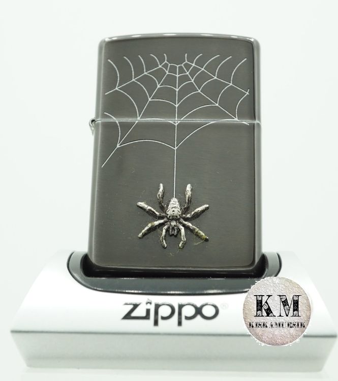 ZIPPO® SPIDER - EMBLEM - BLACK ICE - 2000 - UNGEZÜNDET (Neu (gemäss Beschreibung)) in Mels für ...