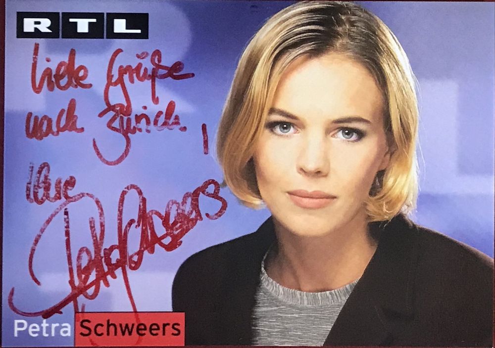 Petra Schweers Neftel Autogramm signiert Foto 10x15cm (Gebraucht) in ...