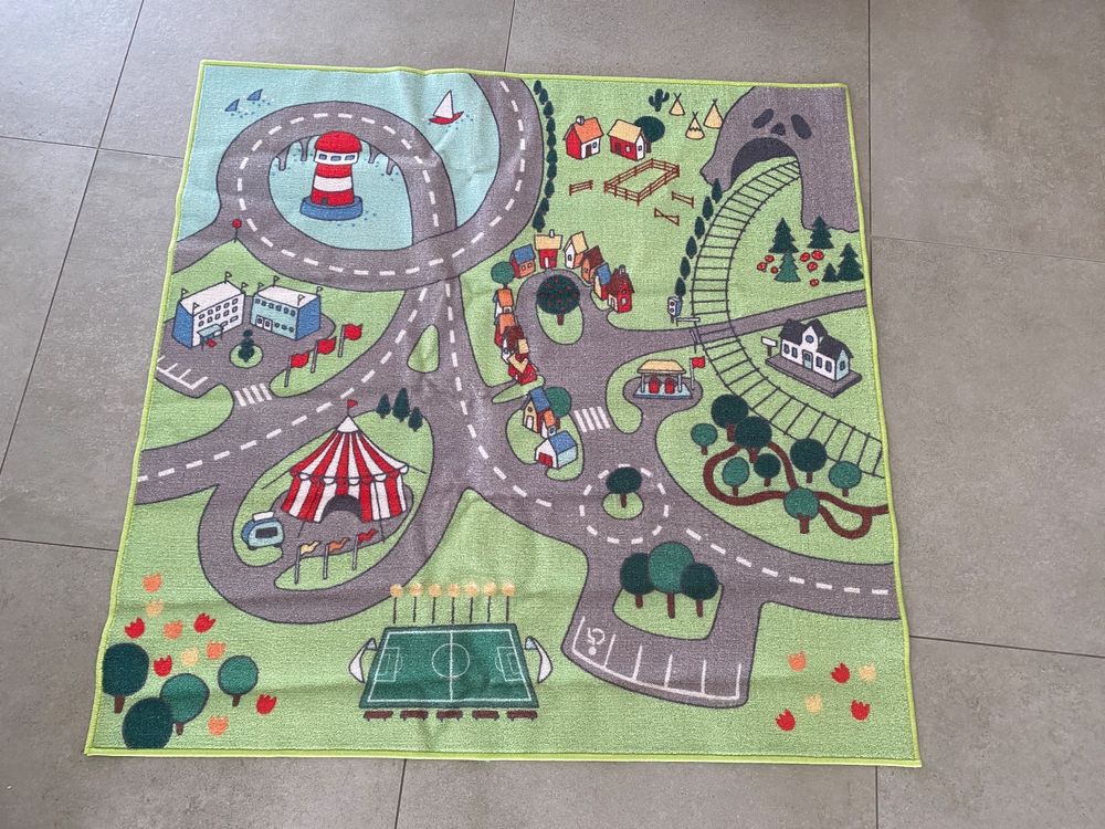 Spielteppich IKEA STADSDEL, 130x133 cm (Neu (gemäss Beschreibung)) in ...