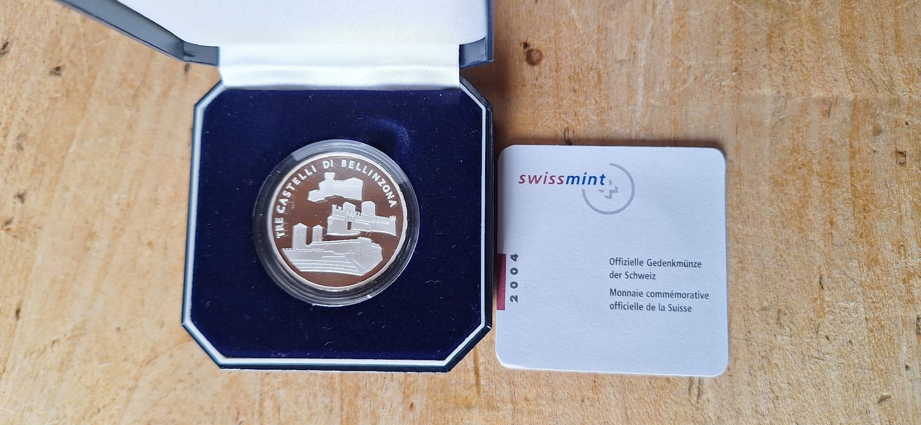 Pièce commémorative Suisse 2004 - Tre Castelli (Neuf avec emballage d ...