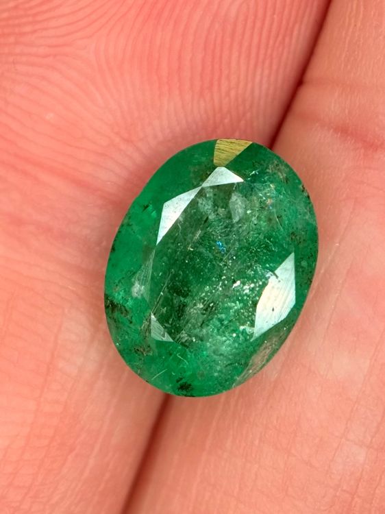 Natürl. Smaragd 3.68 ct mit Zertifikat ab 1 Fr. (Neu (gemäss ...